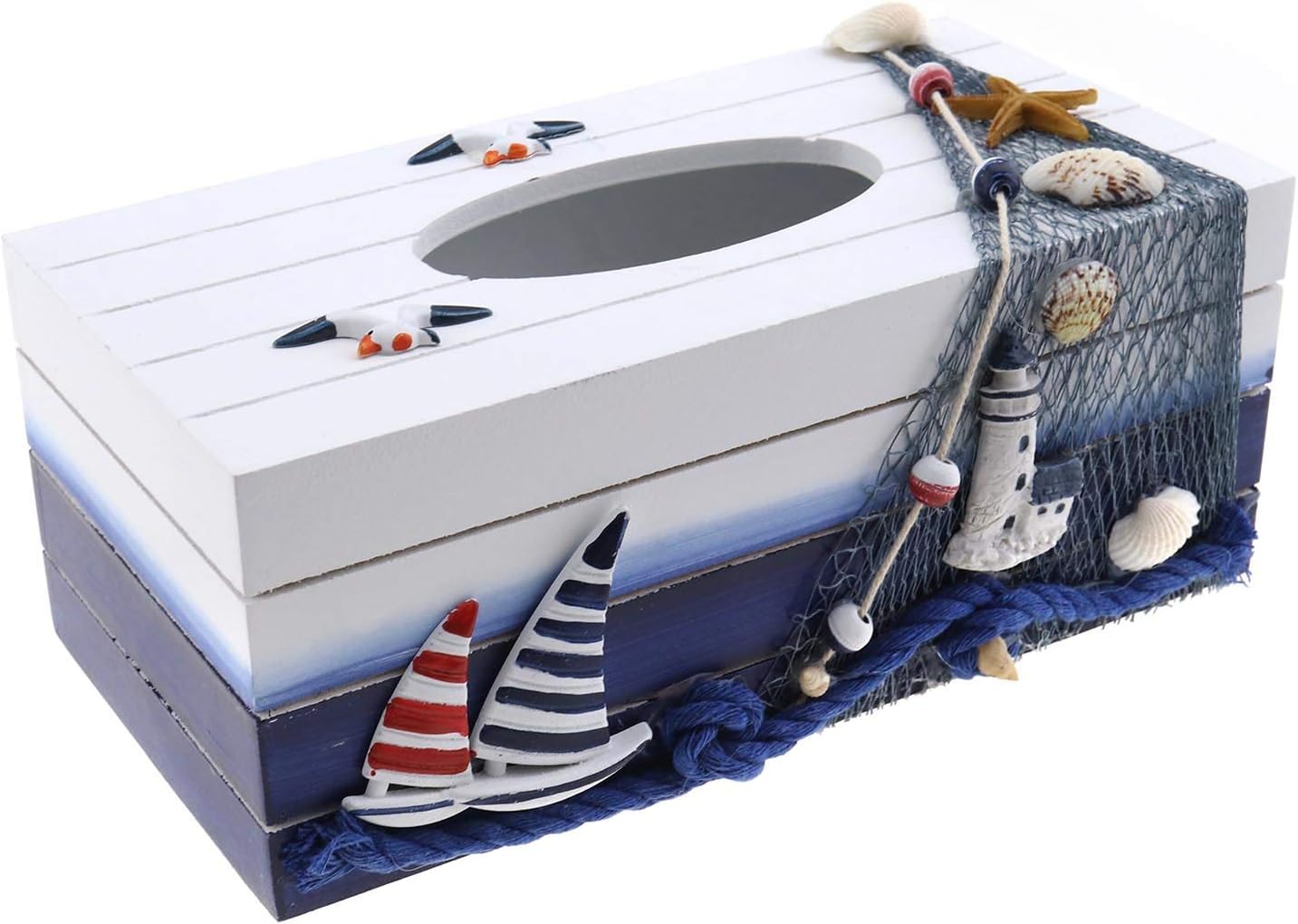 Amazon.com: SING F LTD Rectangular Facial Tissue Box Cover Napkin ...