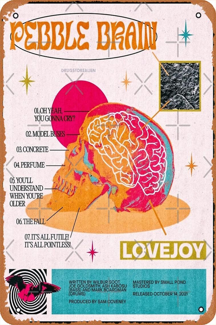 Amazon.com : Pebble Brain - Lovejoy Poster Retro Metal Tin Vintage Sign ...