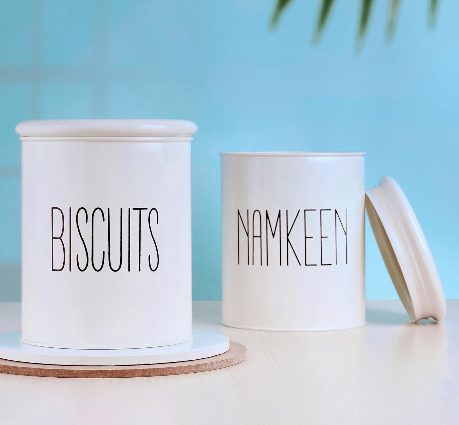 Buy Classyo Biscuit Namkeen Container Set, Biscuit Container Airtight ...