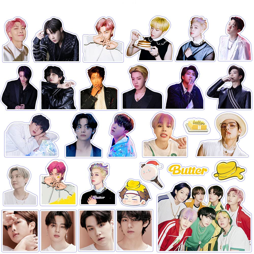 Bangtan Boys Sticker Pack Bangtan Boys 100Pcs Butter Sticker Pack ...