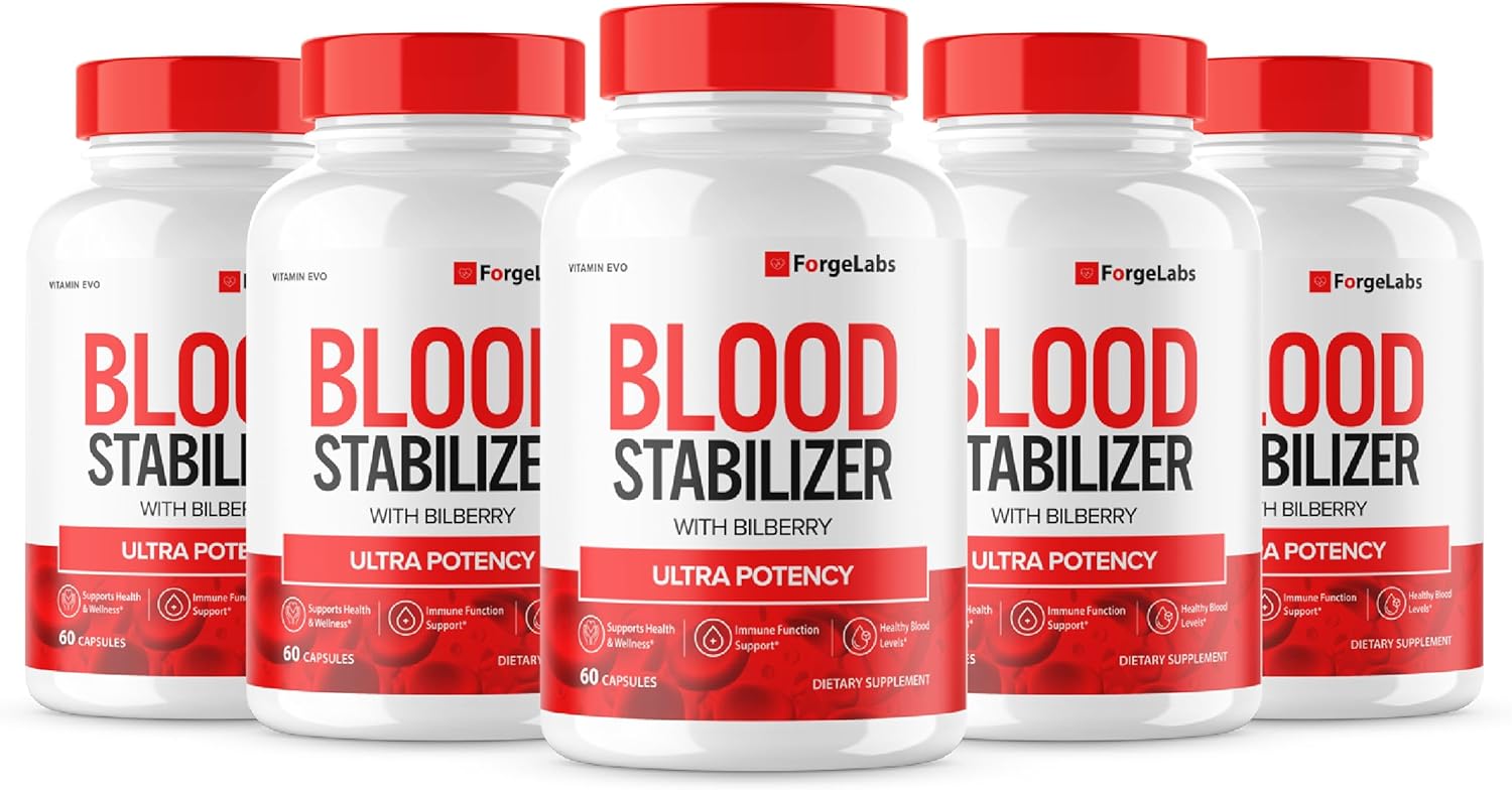 (5 Pack) Forgelabs Capsules, Official Forge Labs Blood Stabilizer Pills ...