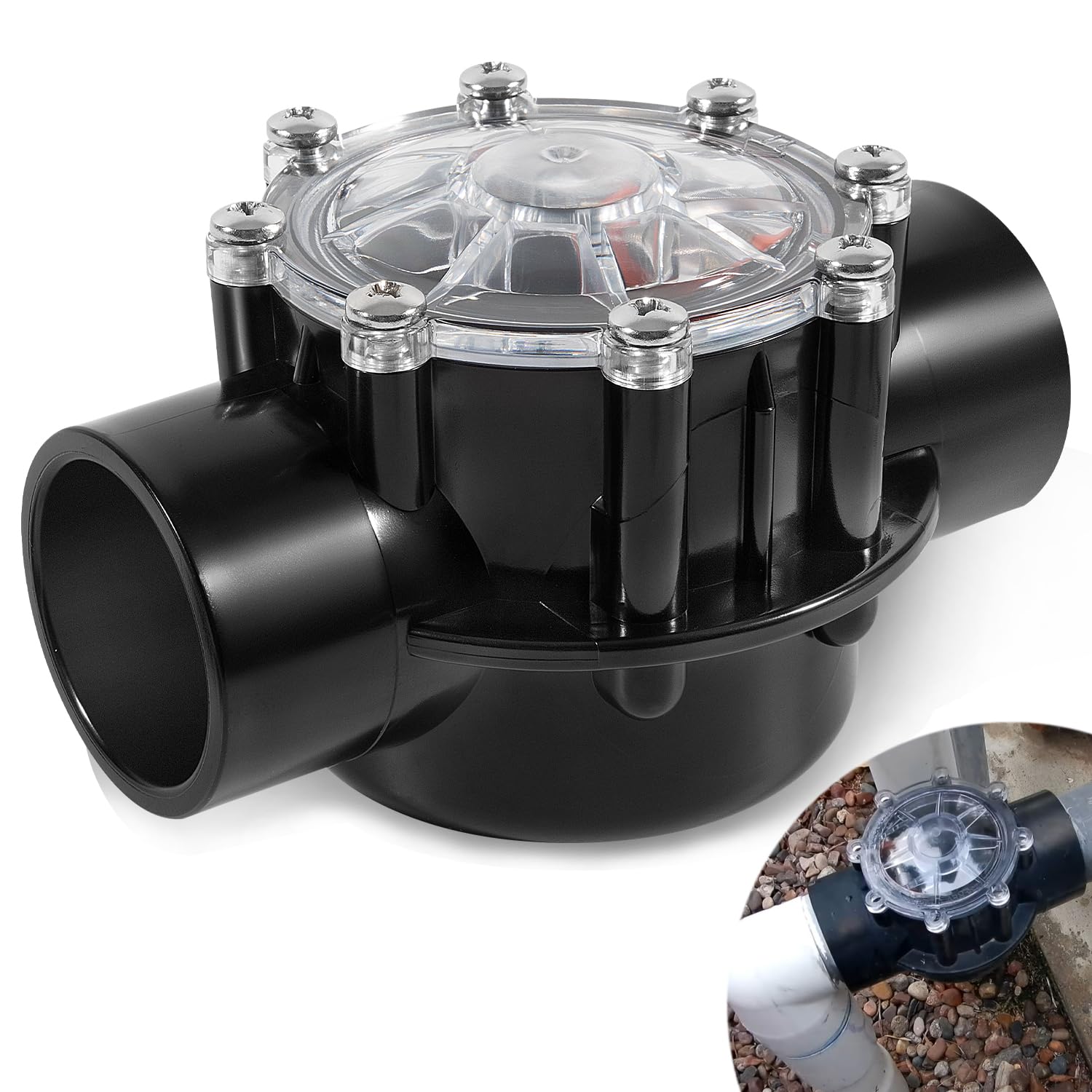 Amazon.com: Pool Check Valve - 1 1/2 Inch- Positive Seal & Non Lube ...