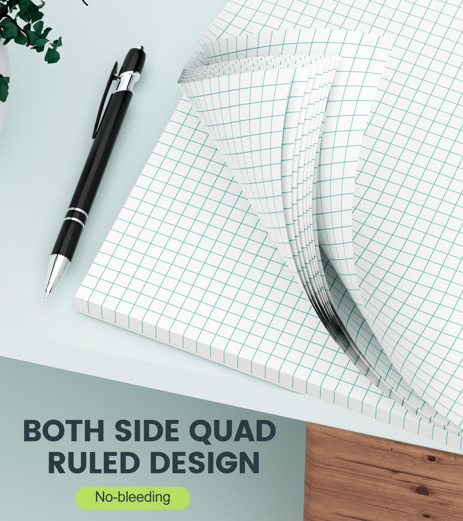 Snapklik.com : Graph Paper, Grid Paper 8.5 X 11 Graph Paper Pad, 10 ...