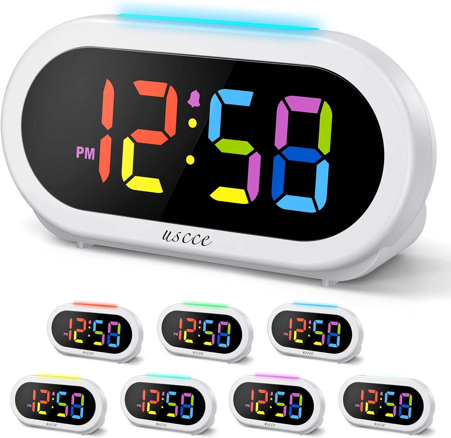 Amazon.com: PHILIPS Radio Alarm Clocks for Bedrooms, LED Display, Easy ...