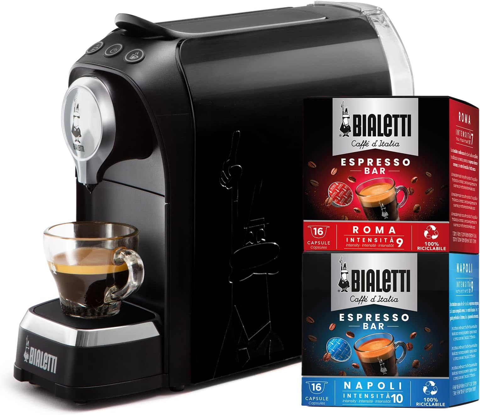 Bialetti Dama, Macchina Espresso a Cialde ESE 100% compostabili ...