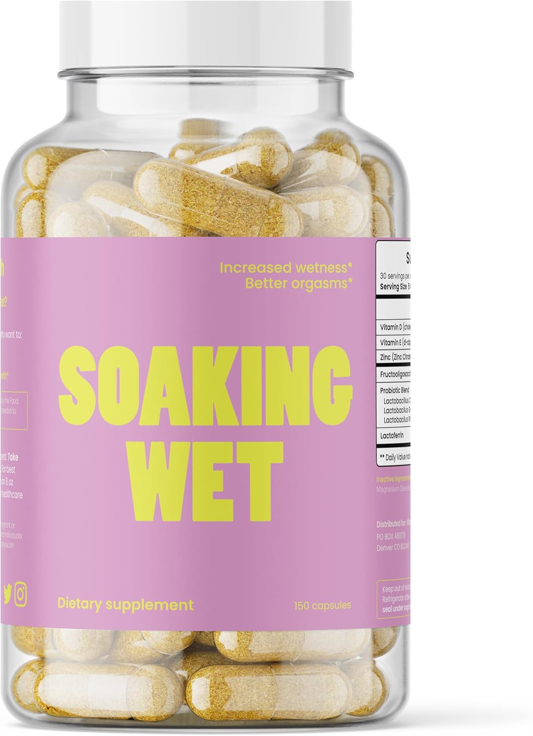 Amazon.com: Soaking Wet - Probiotic for Total Vaginal Health ...