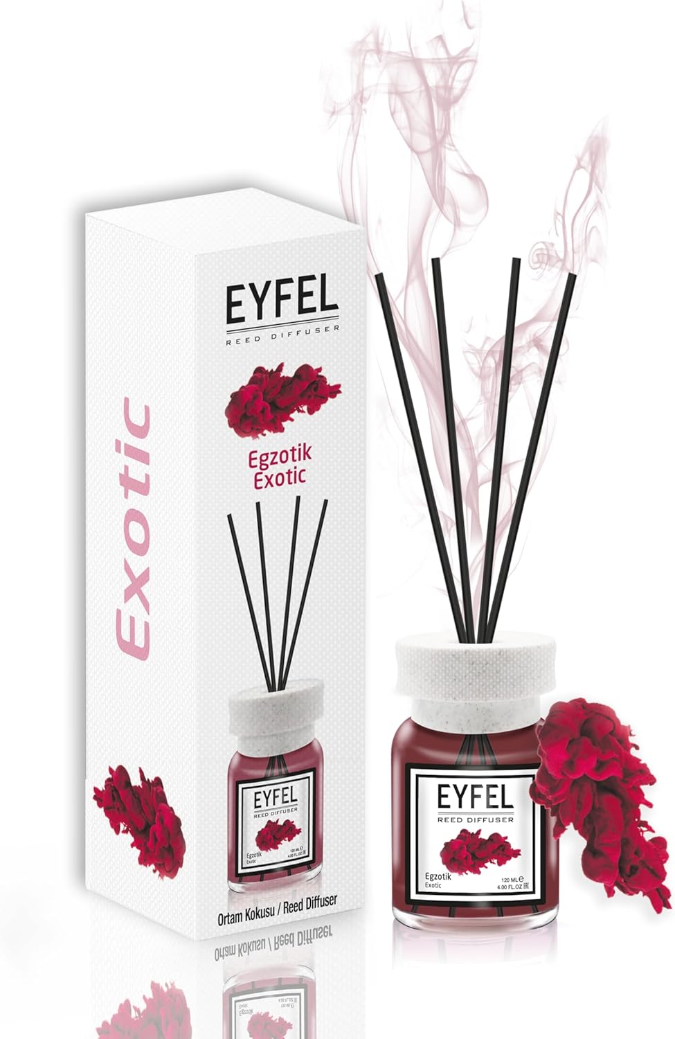 eyfel eau de Parfum Reed Diffuser-Exotic 120ML : Amazon.co.uk: Beauty