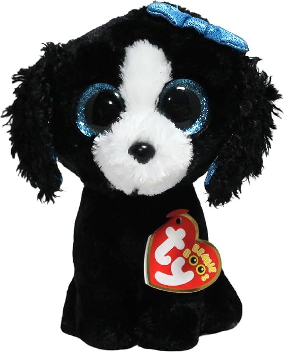 Amazon.com: Ty Tracey Dog Plush, Black/White, Regular : Toys & Games