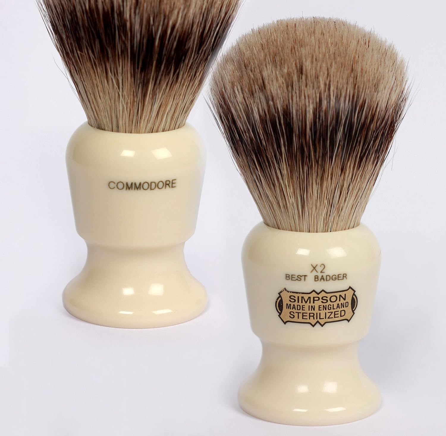 Amazon.com: Simpsons "Commodore X2" Best Badger Shaving Brush : Beauty ...