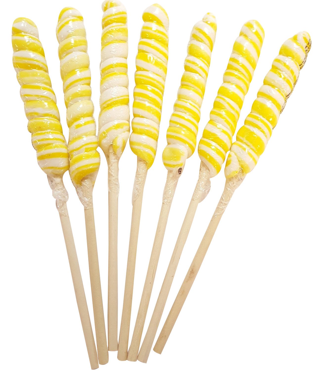 Amazon.com : 9 inch Twist Twirly Unicorn Lollipops 12 units 1oz Yellow ...