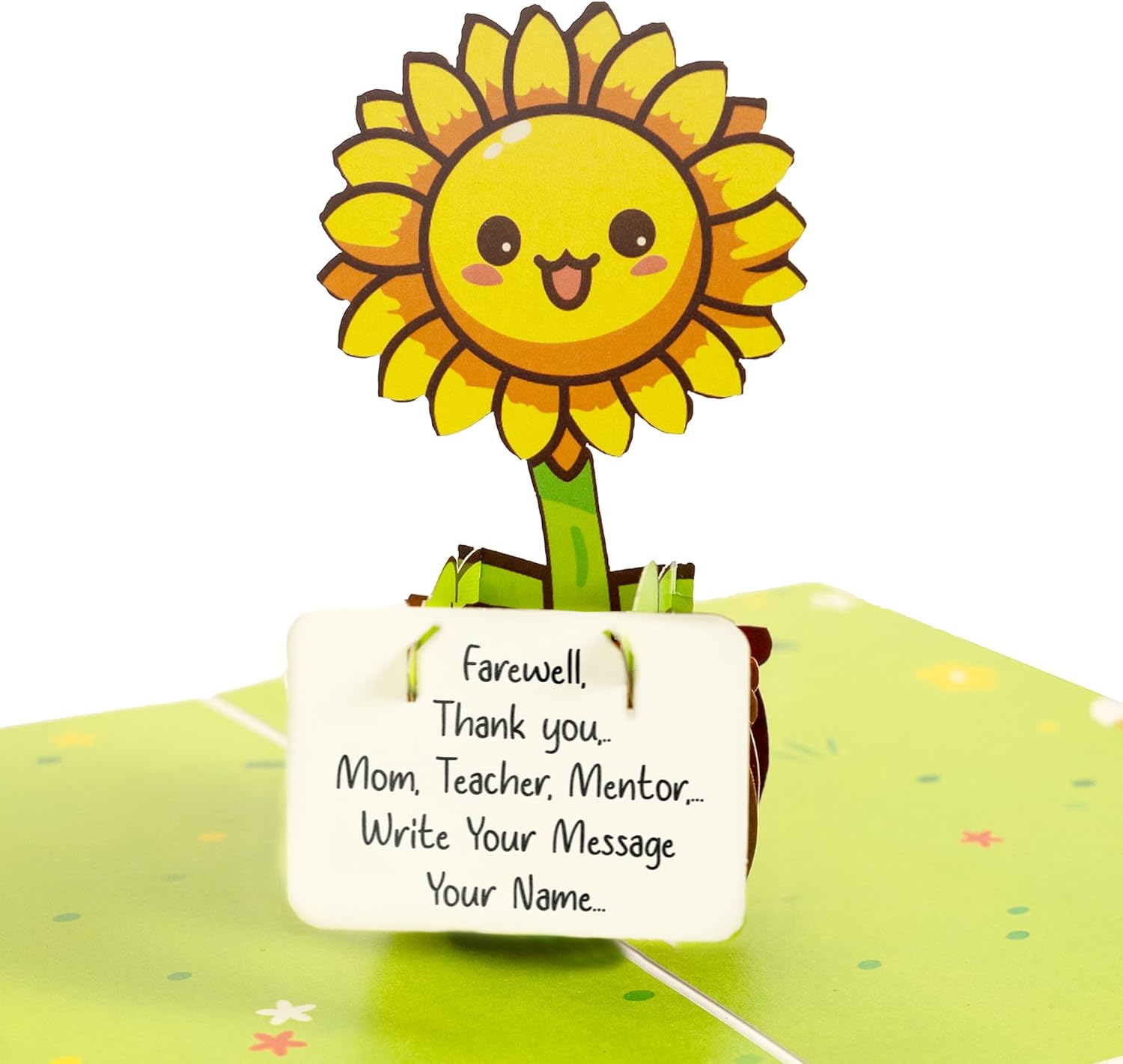 Amazon.com : Positive Sunflower Popup Card - Thank You, Appreciation ...