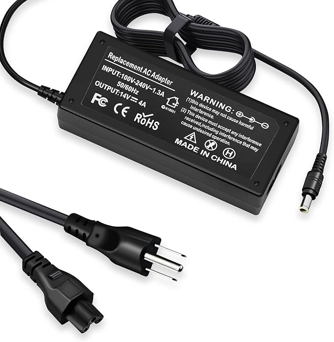 Amazon.com: 14V DC Power Cord for Samsung Monitor 15" 17" 18" 19" 20 ...