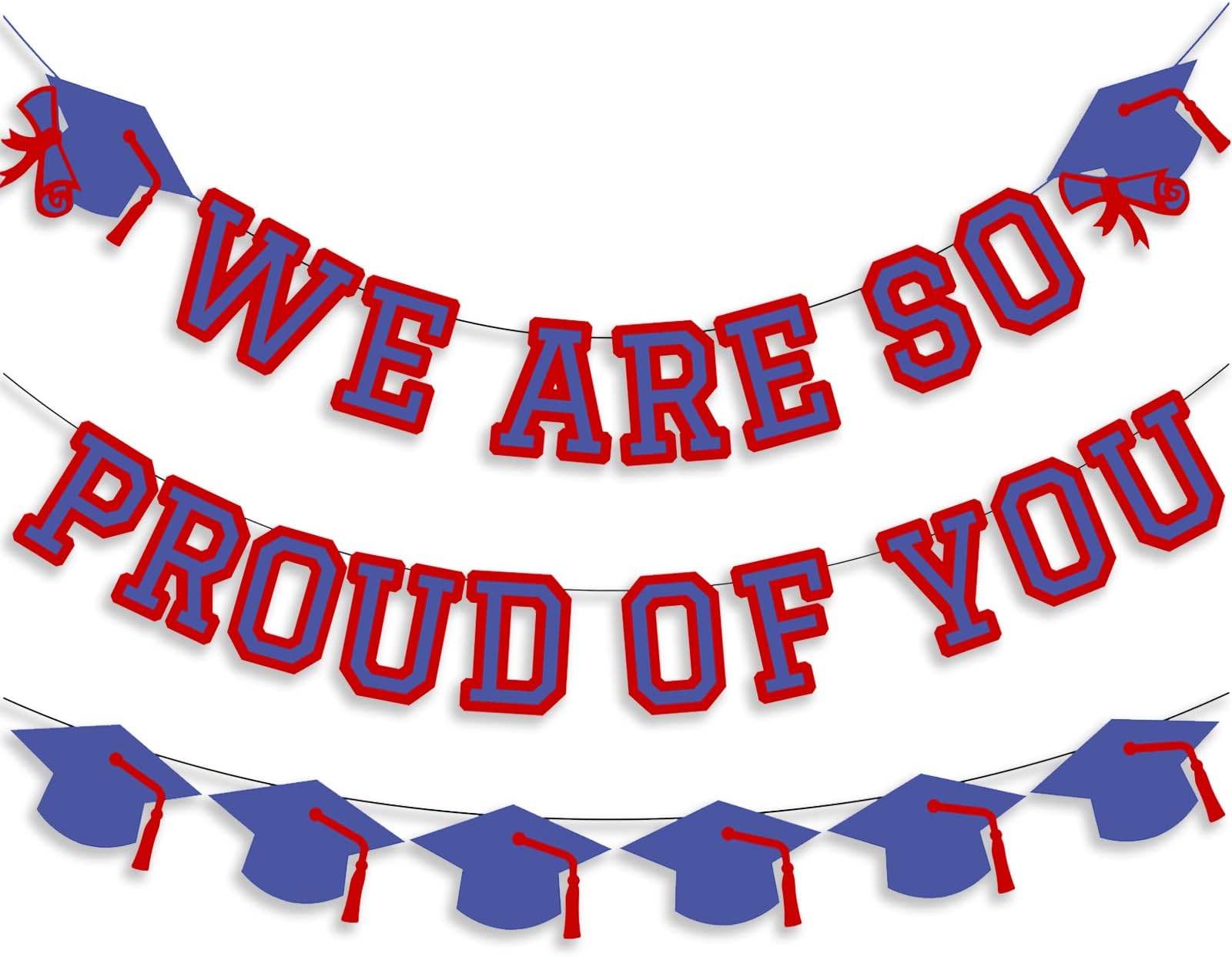Amazon.com: Congrats & You Did It Banner, Congratulations, So Proud of ...