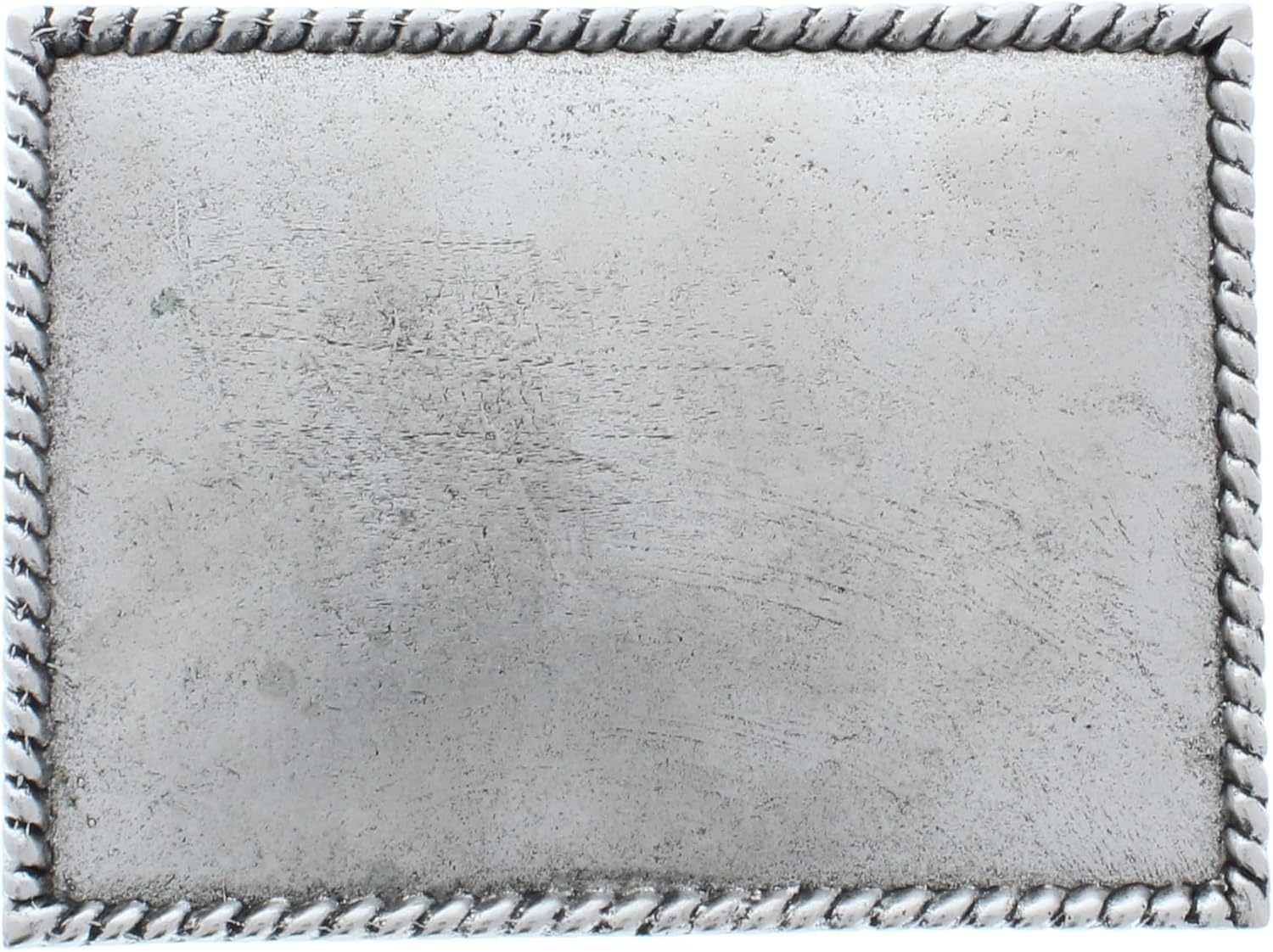 Amazon.com: HHH Designs Silver Rectangle Belt Buckle Base with Twisted ...