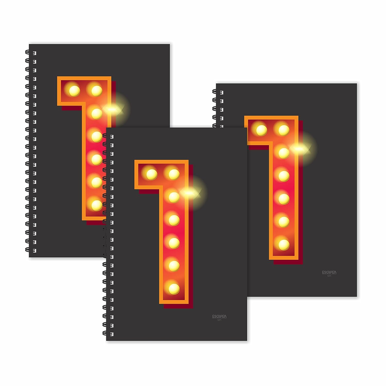 ESCAPER Number 1 - Numeric Diary (Ruled - A5 Size - 8.5 x 5.5 inches ...