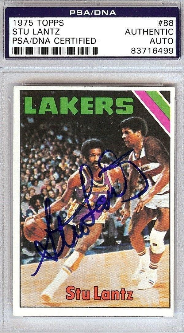 Stu Lantz Autographed Signed 1975 Topps Card #88#83716499 - PSA/DNA ...