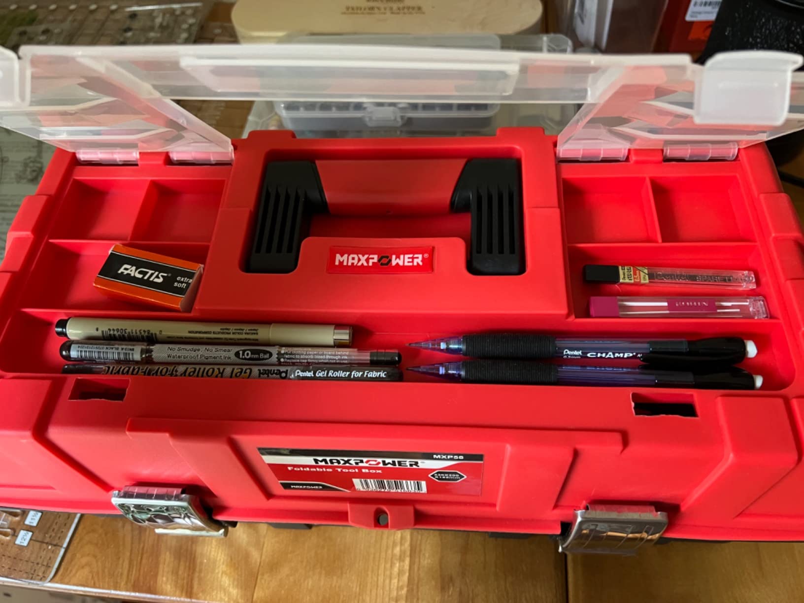 $6/mo - Finance MAXPOWER Tool Box 16 inch, Plastic Small Tool Box with ...