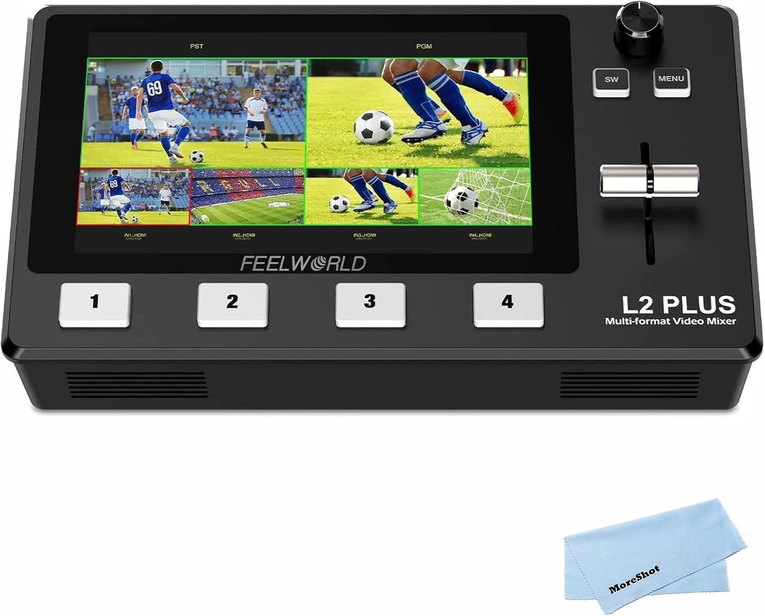 Amazon.com : FEELWORLD L2 Plus 5.5" LCD Multi-Camera Video Mixer ...