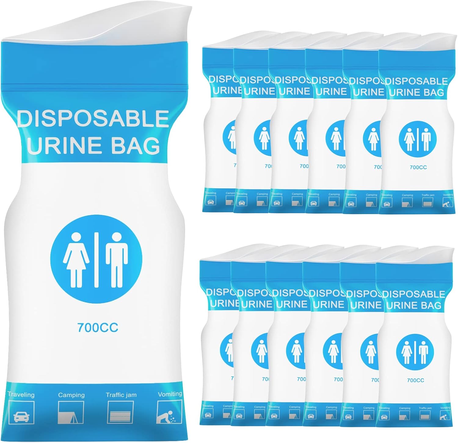 Tigcent Sacs à Urines Jetables Urinoir Portable Homme Femme Enfant, Sac ...