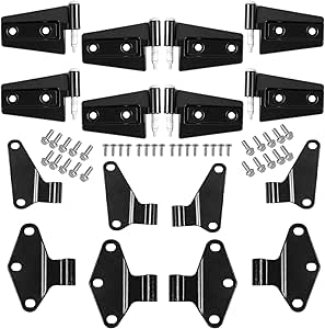 Amazon.com: iKer Door Hinges Set Compatible with Jeep Wrangler JK JKU ...