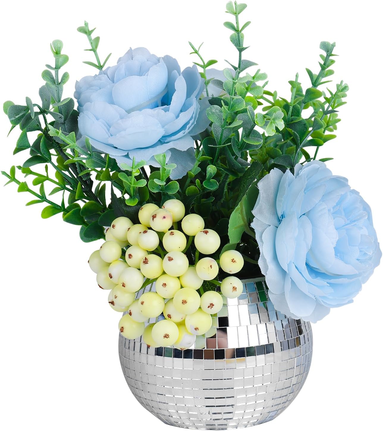 Amazon.com: Disco Ball Planter, Disco Ball Vase, Flower Pot Containers ...