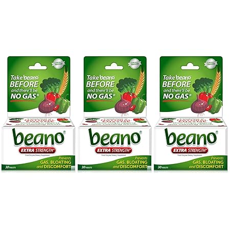 Amazon.com: Beano Food Enzyme Dietary Supplement Tablets, 100 Tablets ...