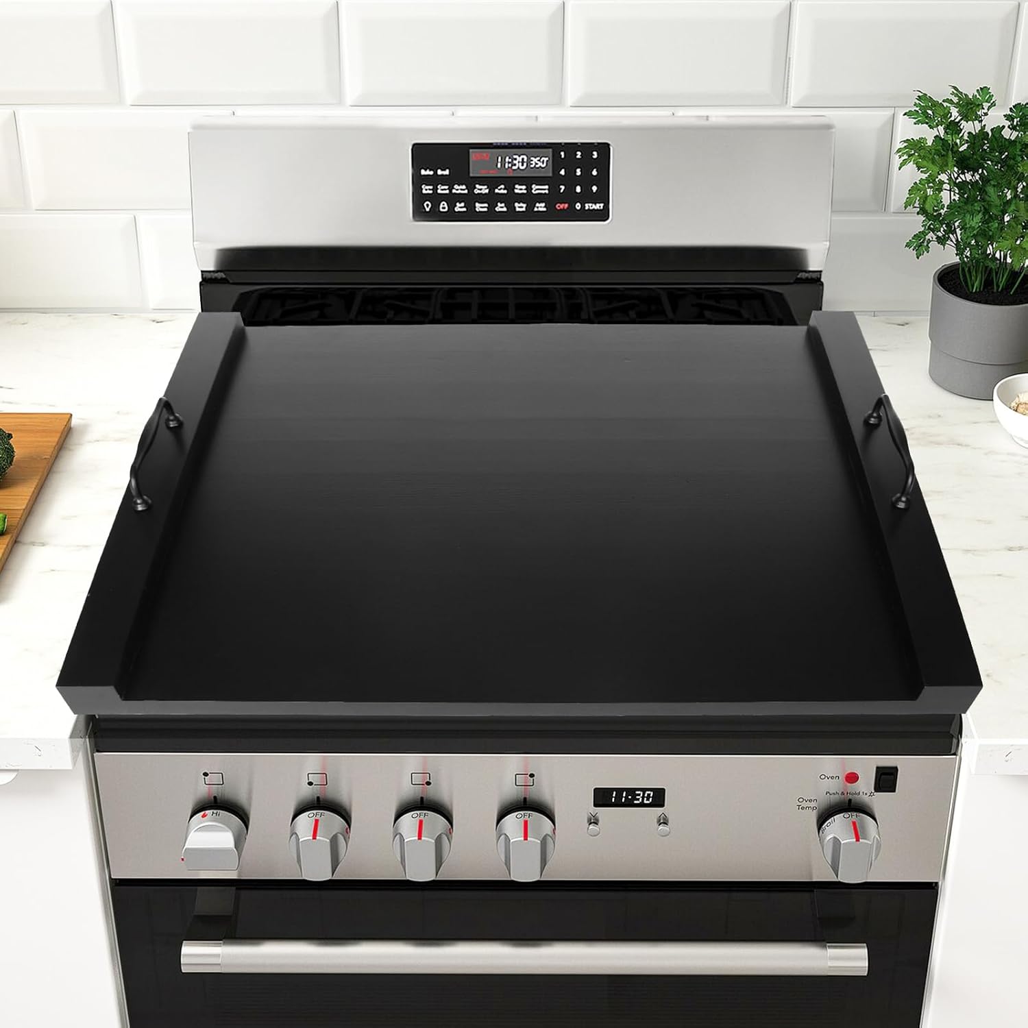 Amazon.com: MILADO 30 x 22 IN Large Cutting Board and Wooden Stove Top ...