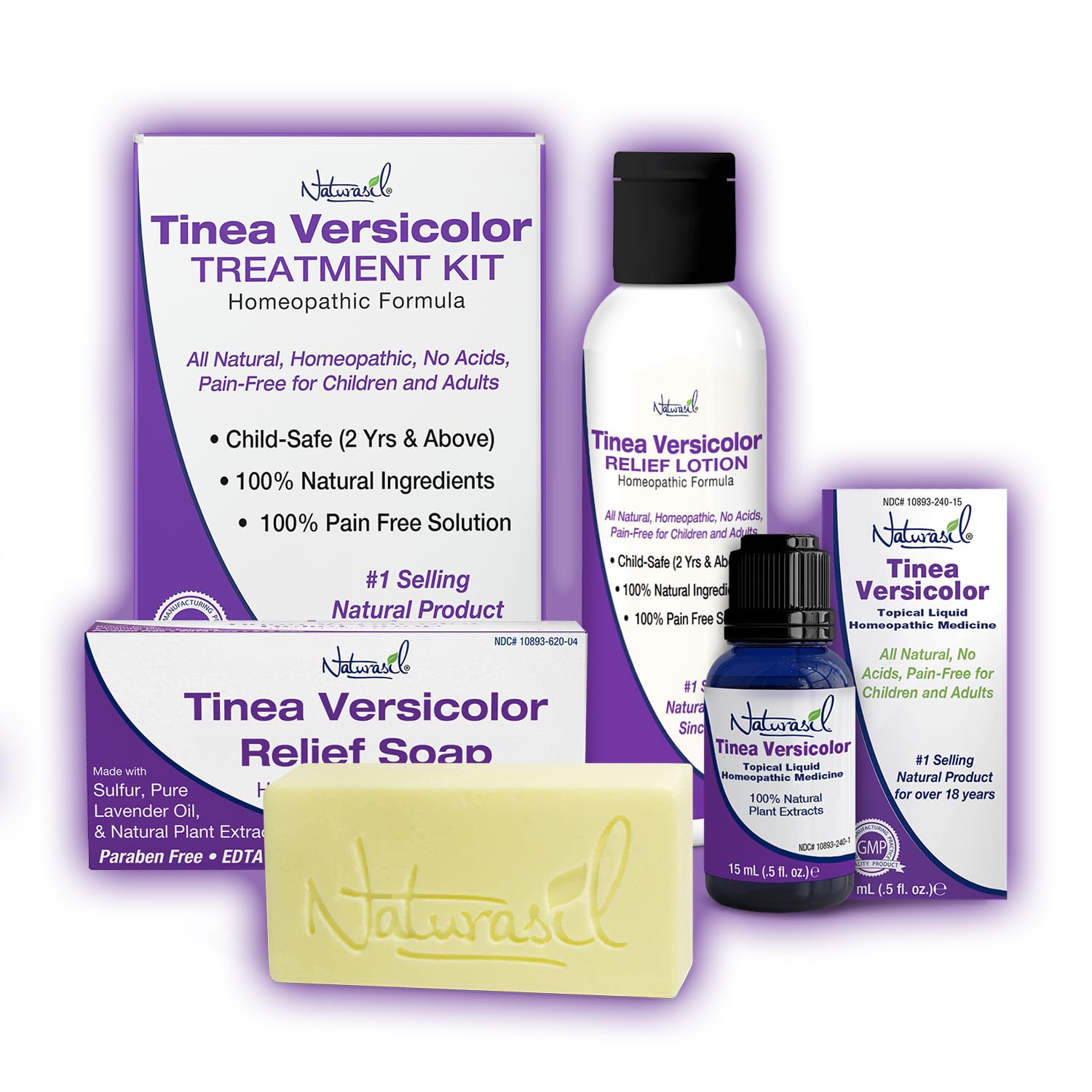 Amazon.com: Tinea Versicolor Total Control Treatment Pack by Naturasil ...