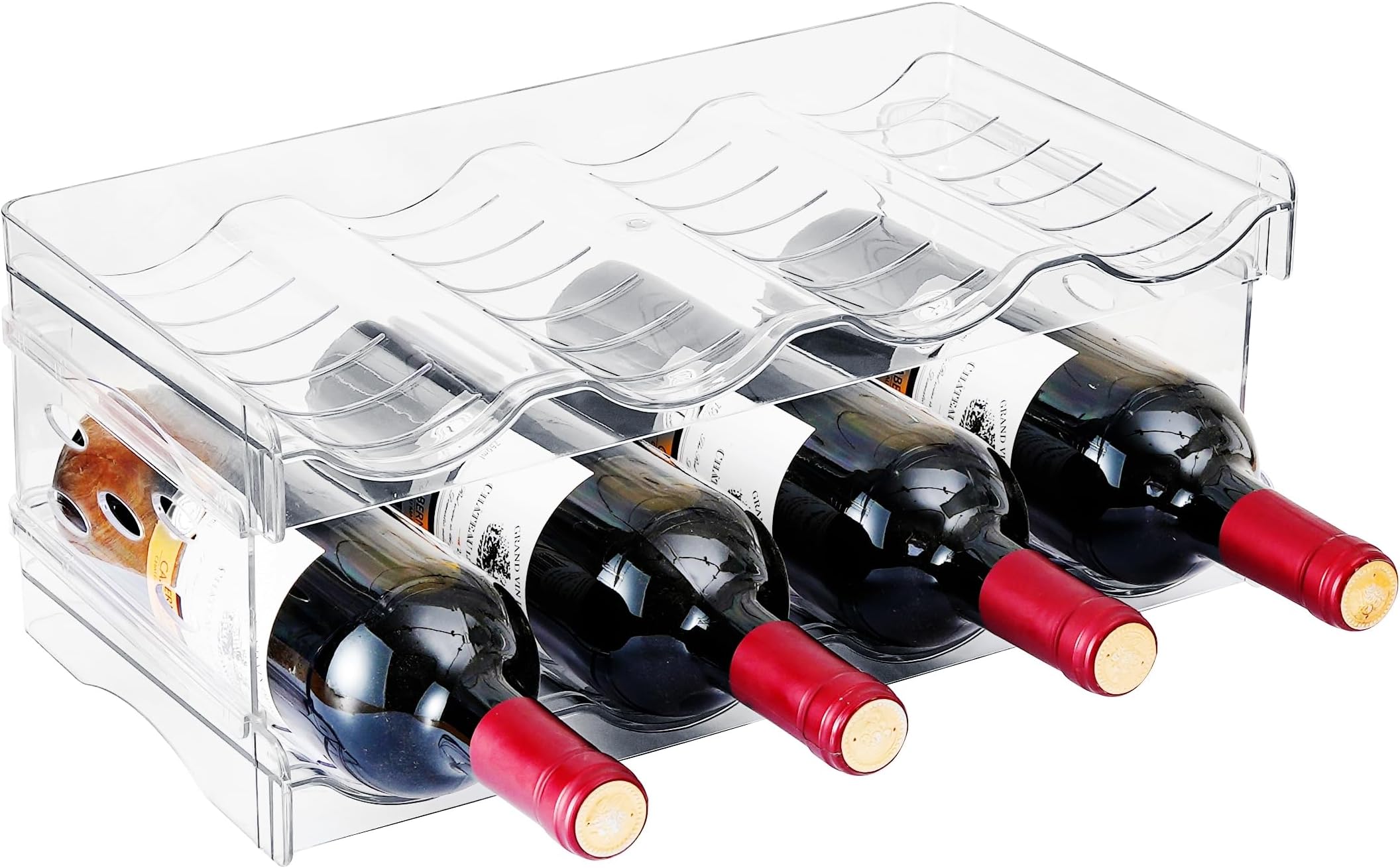 Amazon.com: Interdesign Fridge Binz Stackable Wine Holder : Clothing, Shoes & Jewelry