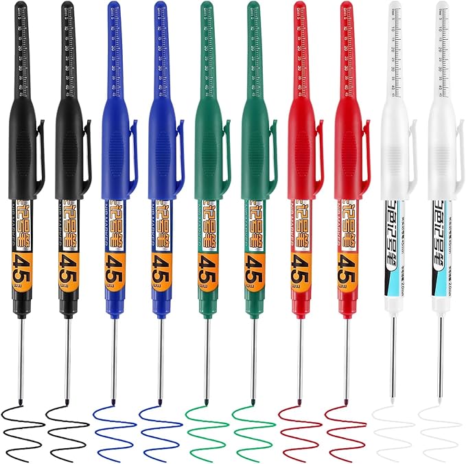 Amazon.com: KFHENSOMR 10 Pcs Deep Reach Markers Long Head Deep Hole ...