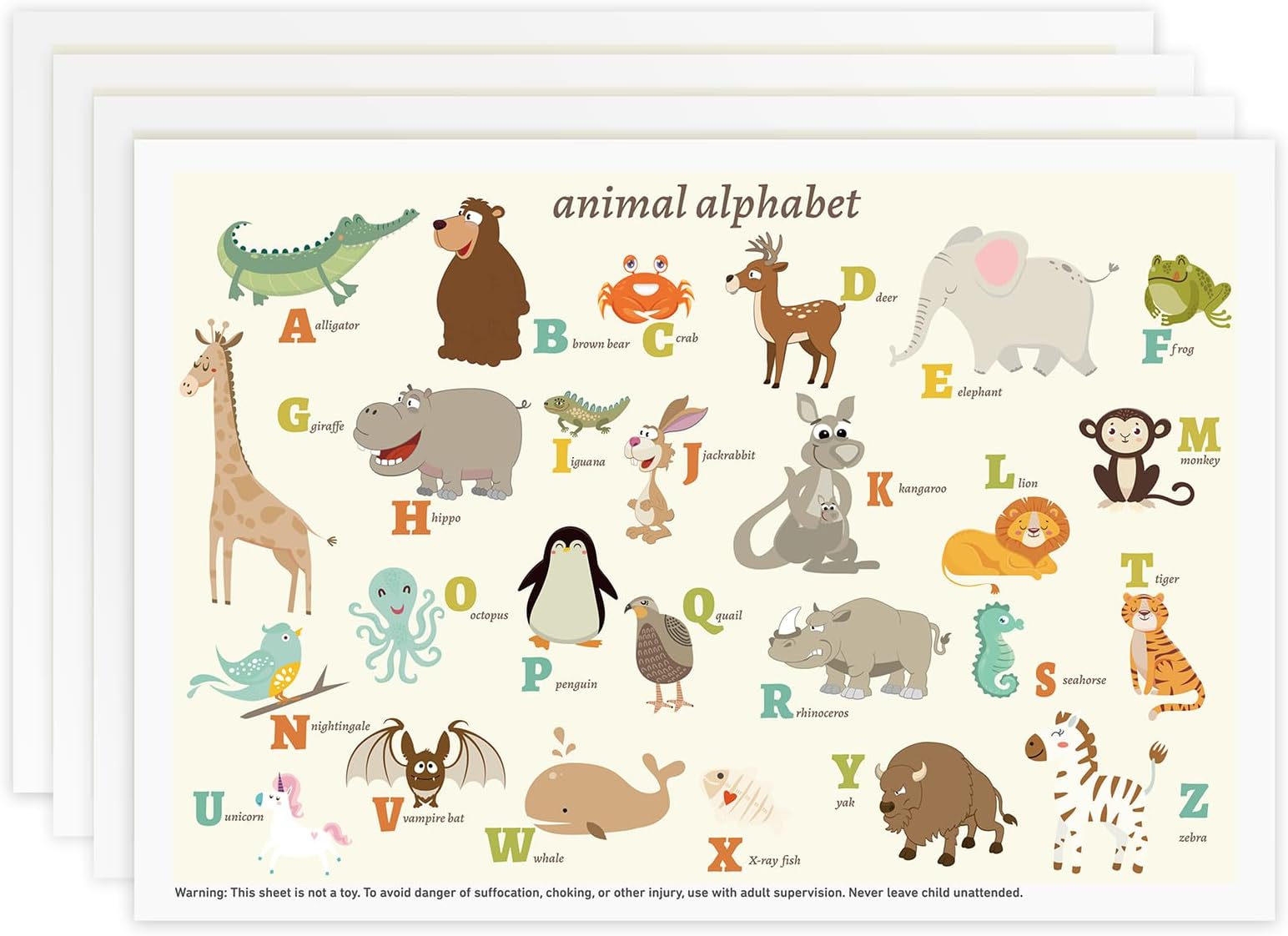 Amazon.com : Klean Kids Food Scientist Disposable Placemats for ...