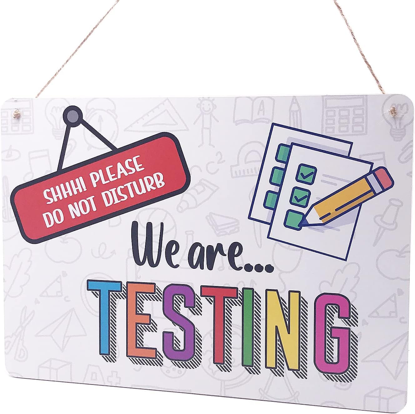 Amazon.com: We Are Testing, Test In Progress, Please Do Not Disturb ...