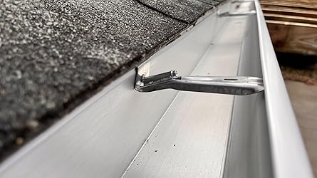 5 Inch Gutter Hangers, Hidden Gutter Brackets Clips with Pre-Assembled ...