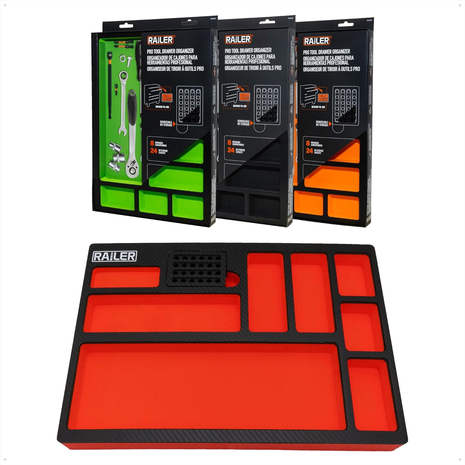 Amazon.com: Railer EVA Foam Tool Tray – Premium Tool Box Accessories ...