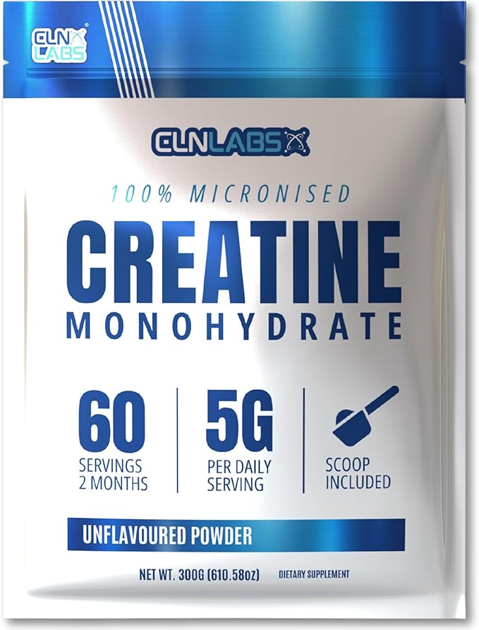 Creatine Monohydrate Powder - 300g (60 x 5g Servings) | 200 Mesh Fine ...