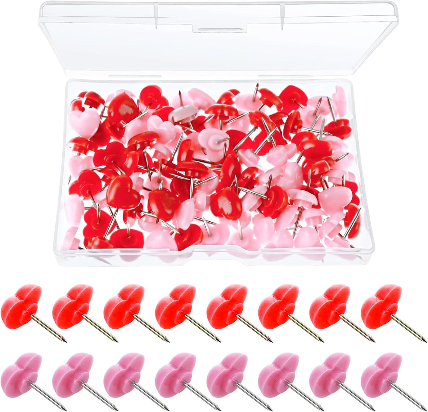 100pcs Push Pins, Thumb Push Pins, Cute Wall Tacks, Cork Board Pins ...