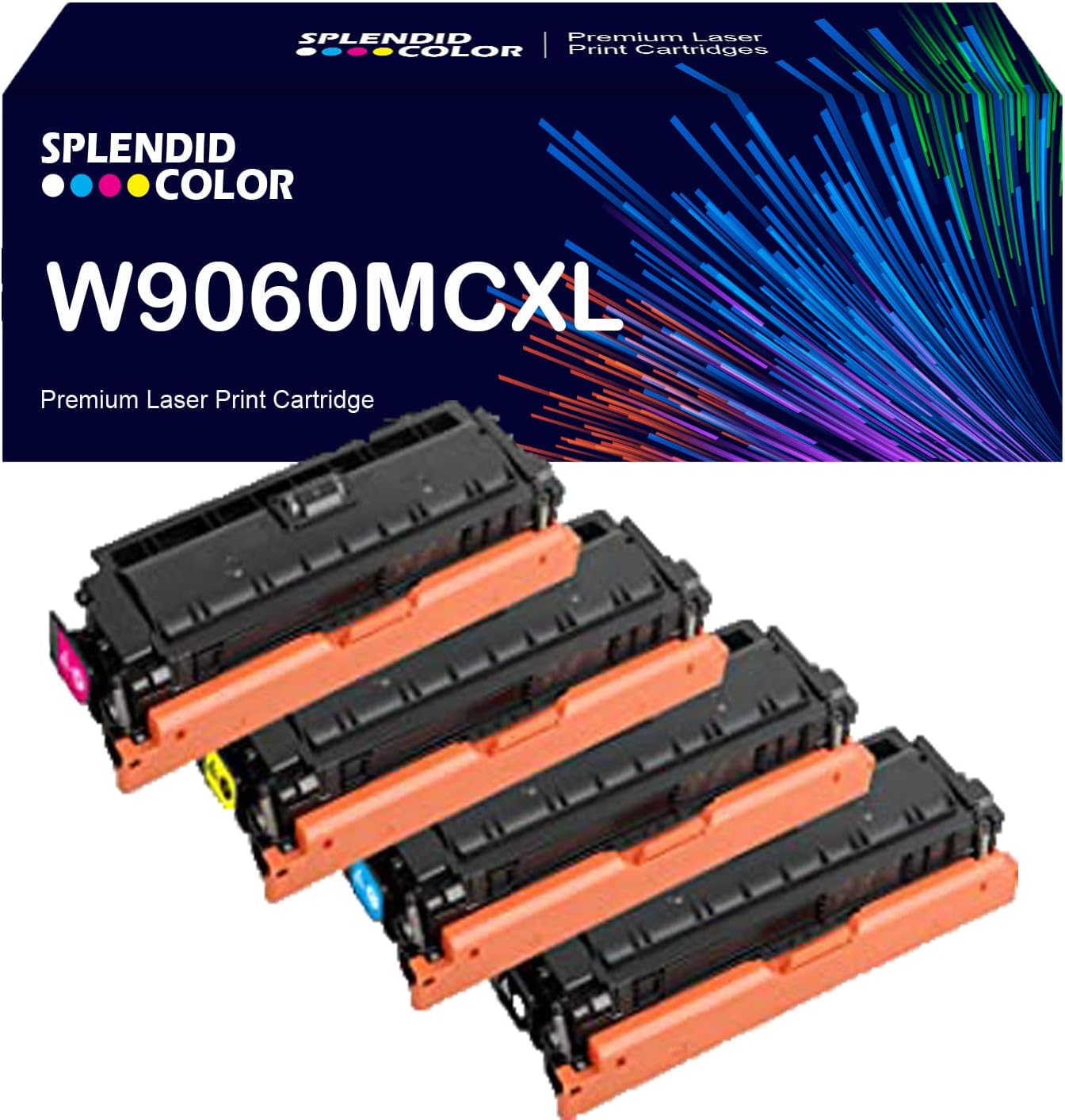 Amazon.com: SPLENDIDCOLOR Remanufactured W9060MC Toner Cartridge ...