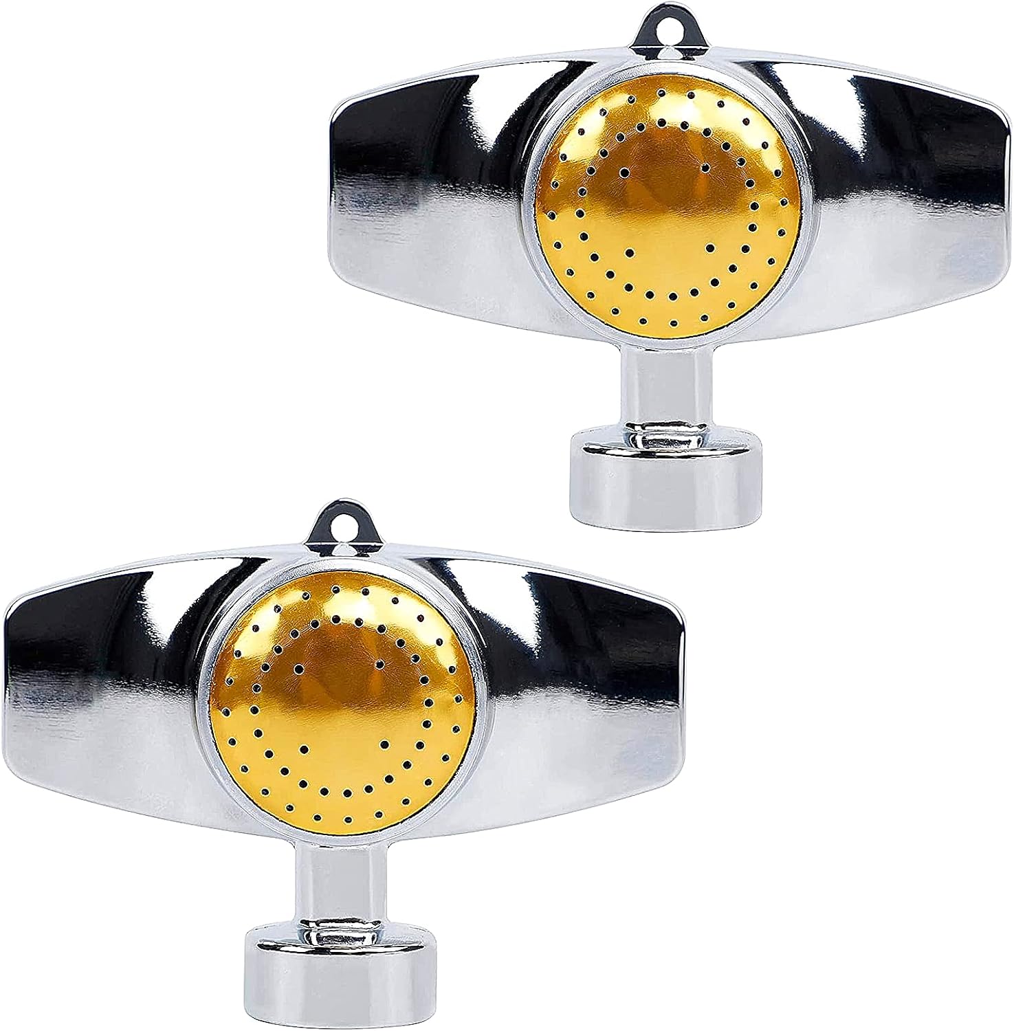 SwiSnail 2 Pack Metal Spot Sprinkler,360 Degree Square Circle Pattern ...