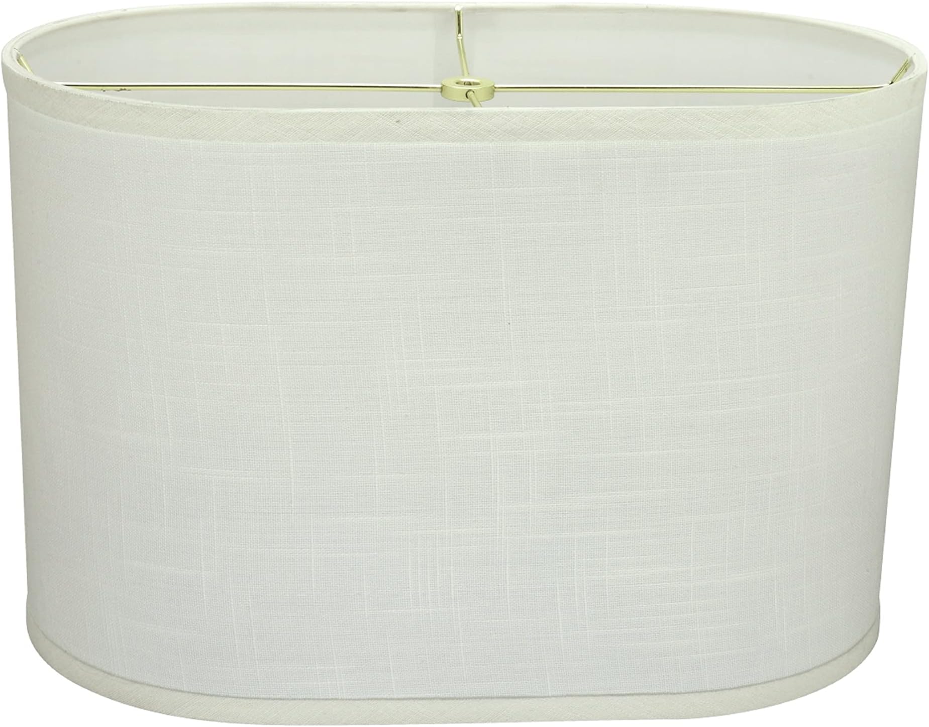 Large Oval Lamp Shade in Eggshell with Spider Assembly - Lampshades ...