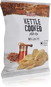 Master Kettle Honey Mustard Cooked Potato Chips 45 g : Amazon.ae: Grocery