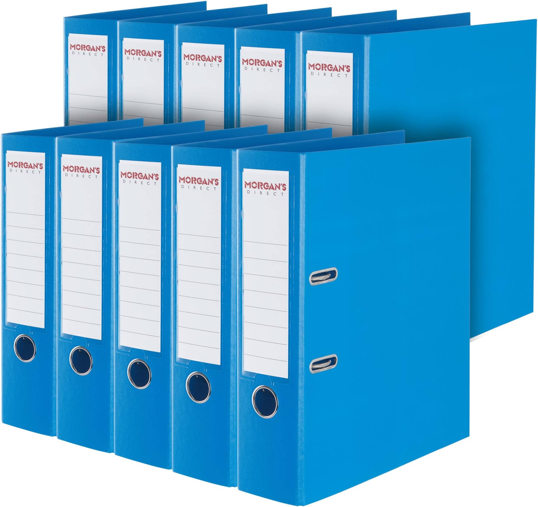 Elba A4 80 mm Board Lever Arch File - Blue,100202215 : Amazon.co.uk ...