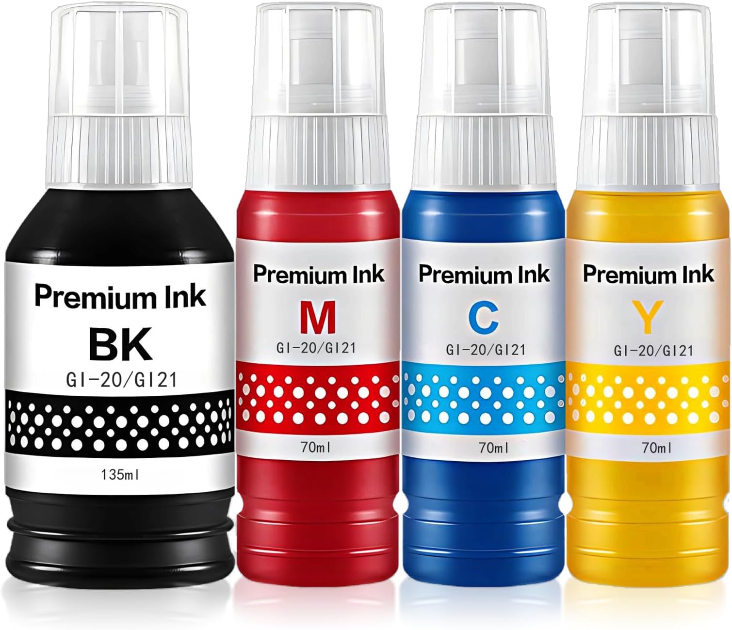 Amazon.com: Topcolor GI-21 G3260 G3270 Ink Bottles Compatible for Canon ...