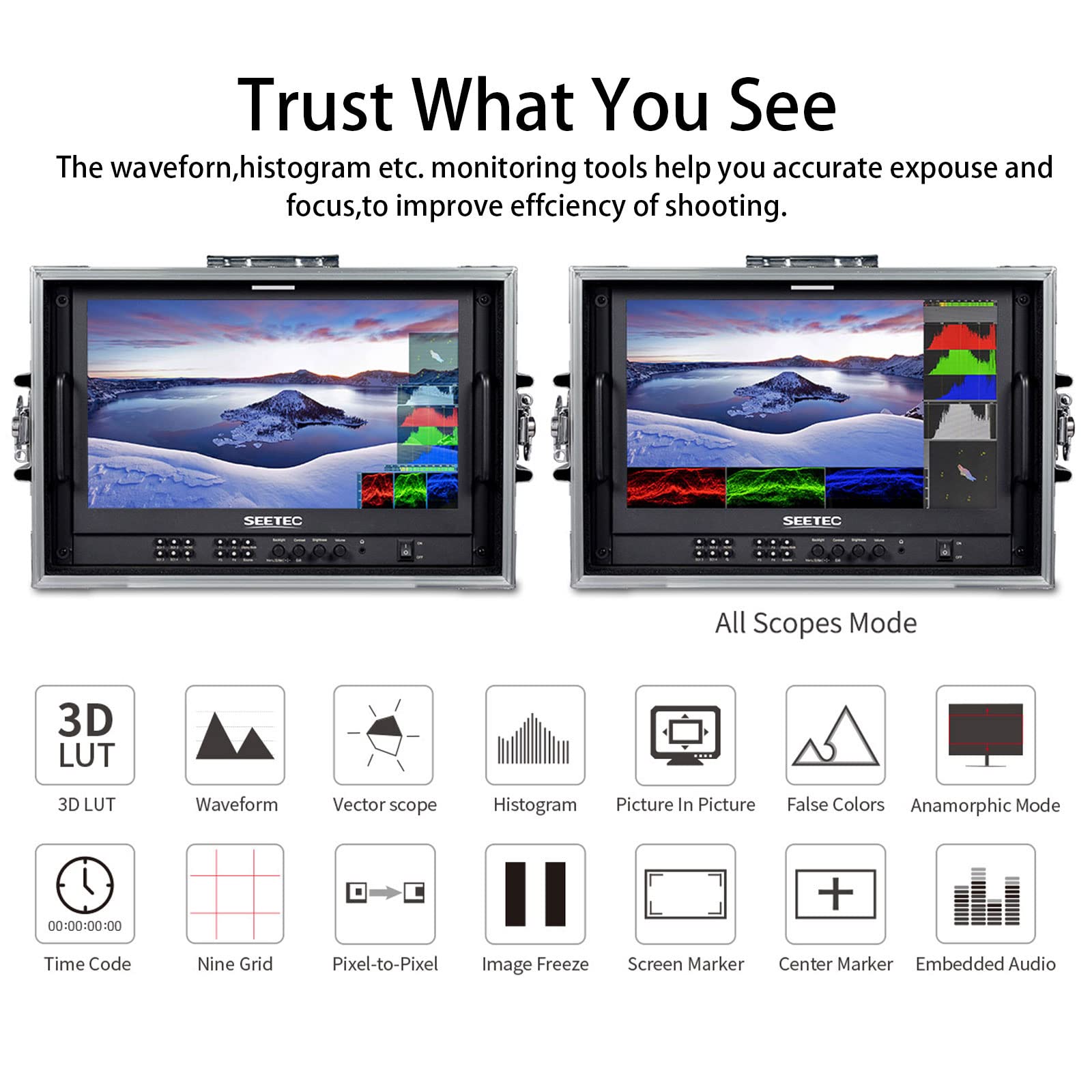 Snapklik.com : SEETEC ATEM156S-CO 15.6 Inch Multi-Camera Broadcast ...