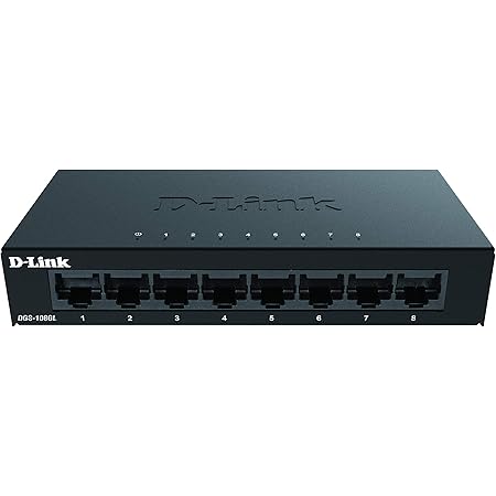 Amazon.com: D-Link Ethernet Switch, 8 Port Easy Smart Managed Gigabit ...