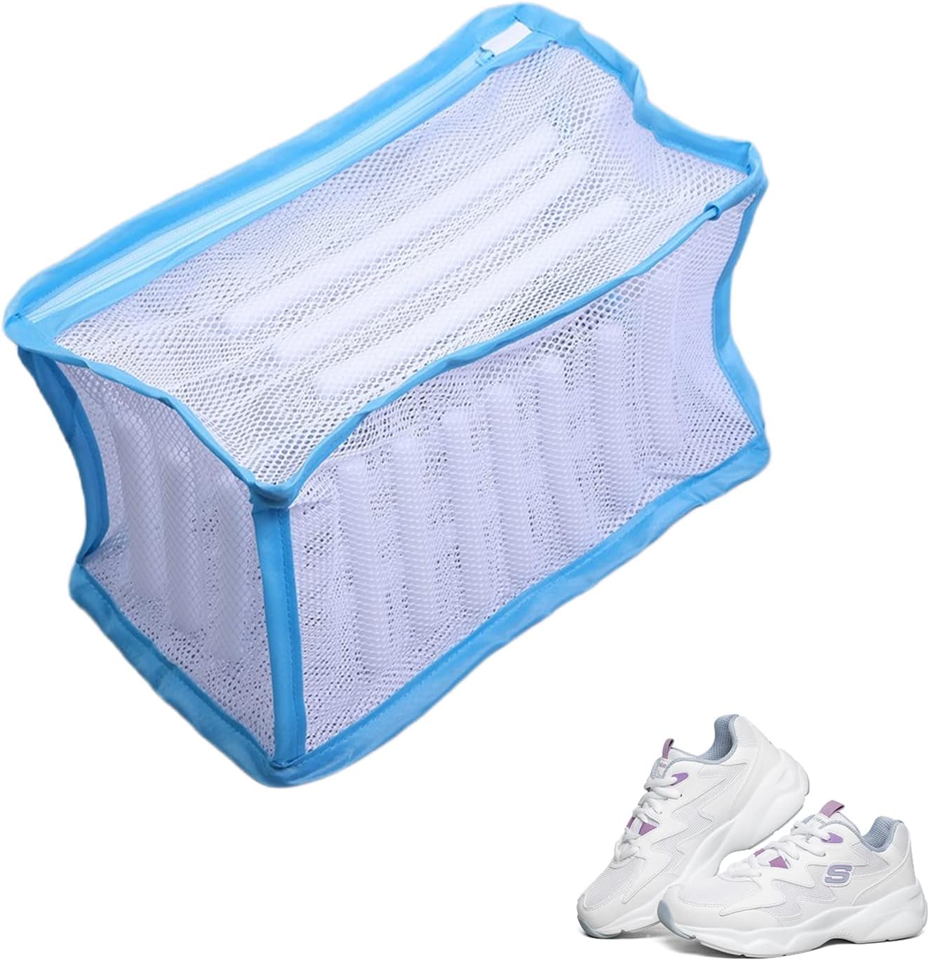 Rectangle Shoe Wash Bag High Protection Padded Mesh Laundry Bag Shoe ...