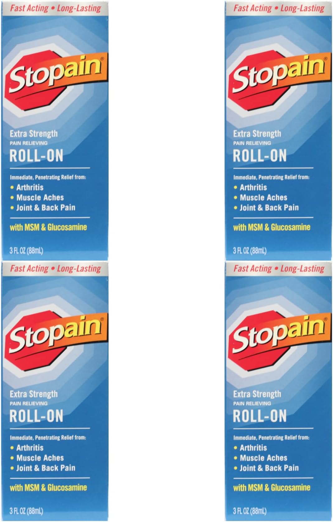 Amazon.com: Stopain Pain Relief Spray 4oz (2 Pack) USA Made, Max ...