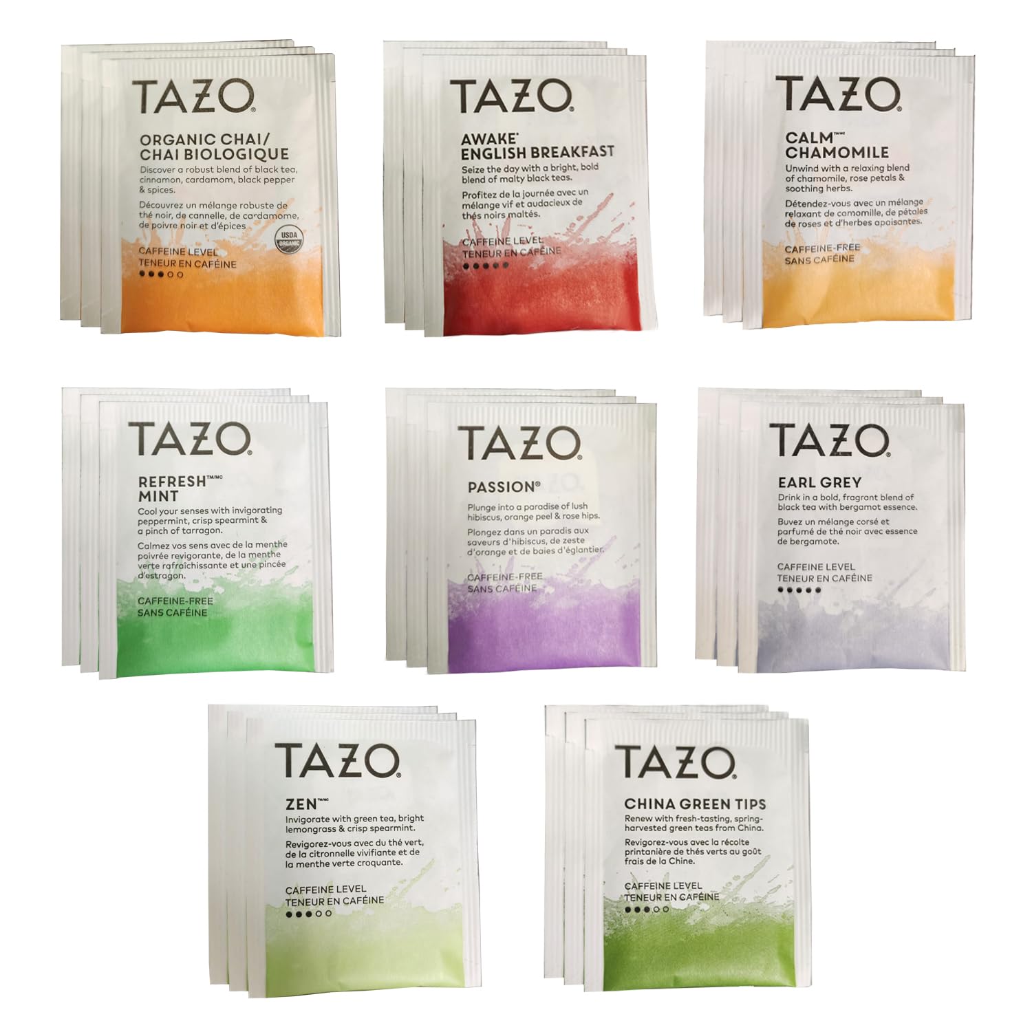 Amazon.com : SNACK MALL - Tea Bags Sampler Variety Pack Gift Box ...