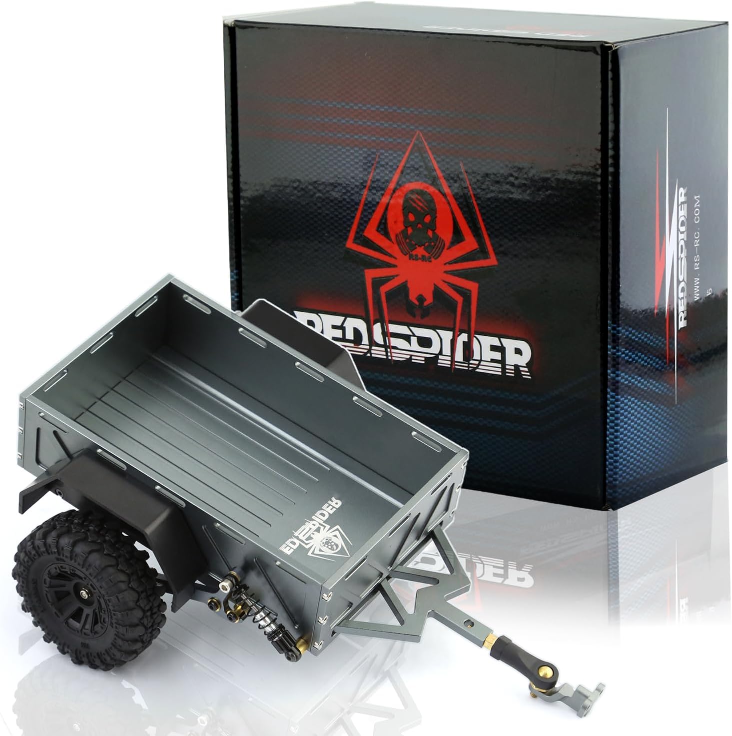 Amazon.com: Chanmoo 1/24 1/18 RC Crawler Cars Trailer Heavy Duty and RC ...