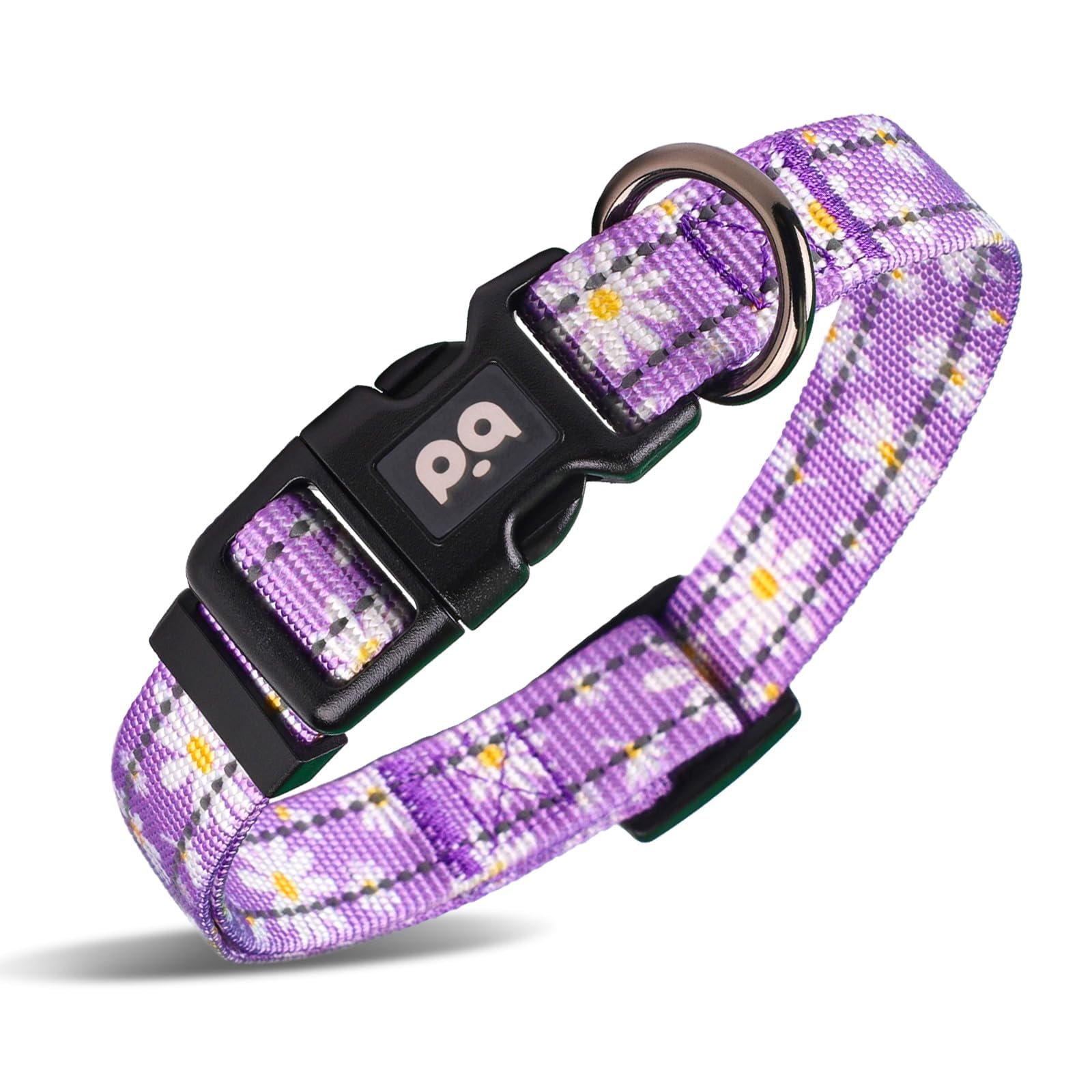 Amazon.com : Dog Collar Cute Flower, Reflective Adjustable Basic ...
