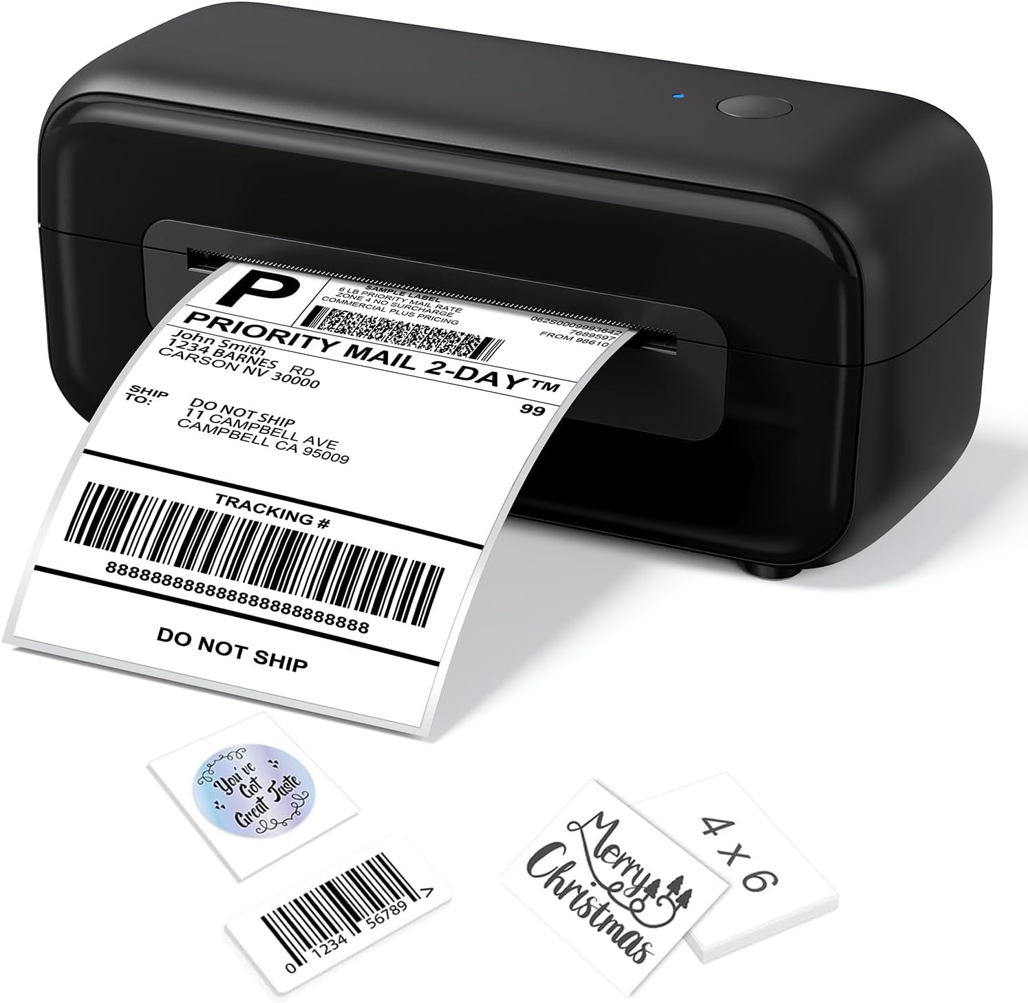 Amazon.com : Thermal Shipping Label Printer, USB 4x6 Shipping Label ...